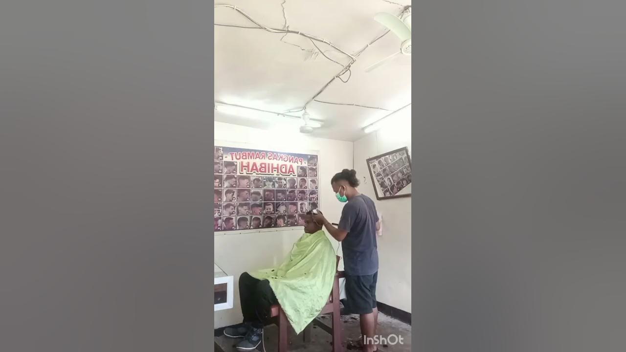 cara mudah potong rambut model pria cepak pendek halus PEMULA Tutorial # - YouTube