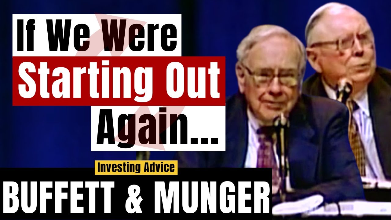How to Invest SMALL Sums of Money - Warren Buffett & Charlie Munger ...