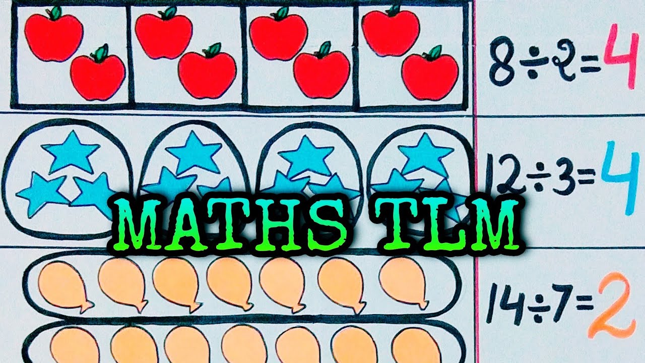 TLM | Maths TLM For Primary School | Division Sums TLM | TLM For Class ...