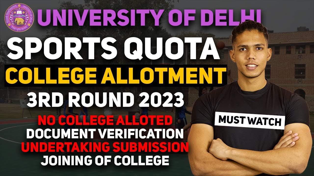 DU Sports Quota Third Round College Allotment Undertaking Submission du-sports-quota-third-round-college-allotment-undertaking-submission