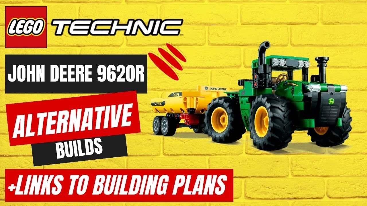 Lego 42136 John Deere 9620R 4WD Tractor alternative builds | Top 8 ...