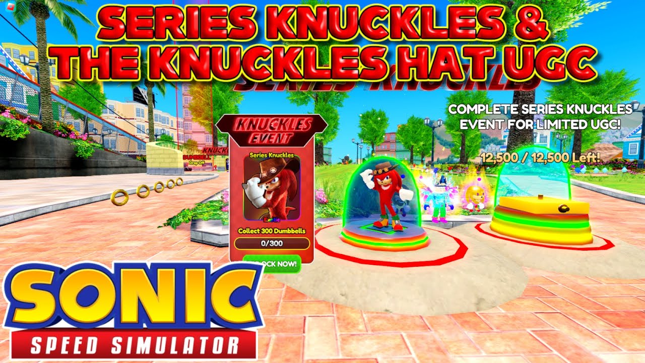 Roblox | Sonic Speed Simulator REBORN | SERIES KNUCKLES & THE KNUCKLES ...