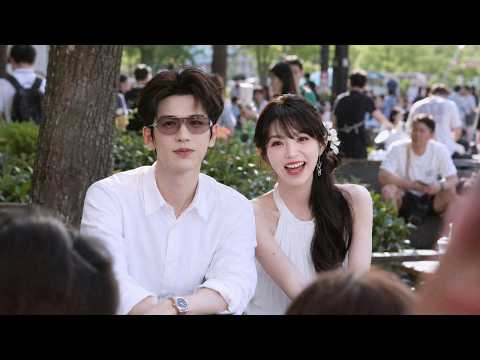 😱 RUMORS GROW HEATED! ZHANG LINGHE AND TIAN XIWEI SPOTTED TOGETHER IN A CITY PARK