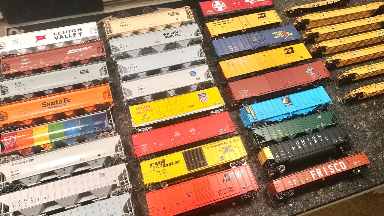 HO Scale Rolling Stock Collection - YouTube