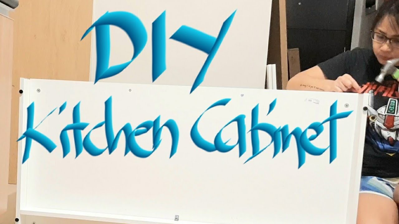 Lockdown DIY Project - Kitchen Cabinet - YouTube
