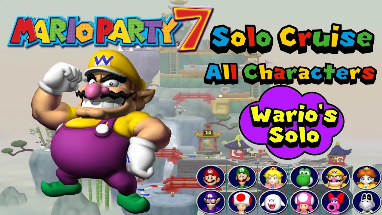 Mario Party 7 - Solo Cruise - All Characters Playthrough - Part 8 Wario ...