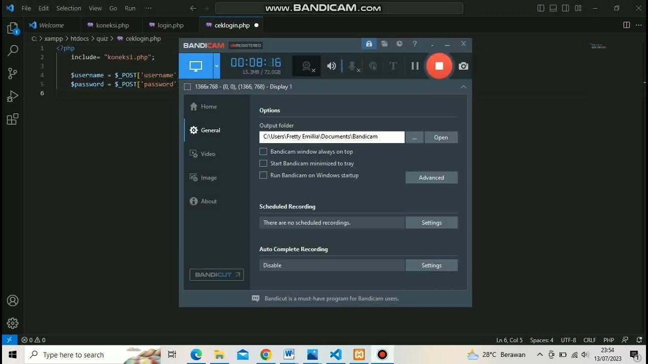 belajar membuat halaman login menggunakan PHP dan mysql - YouTube