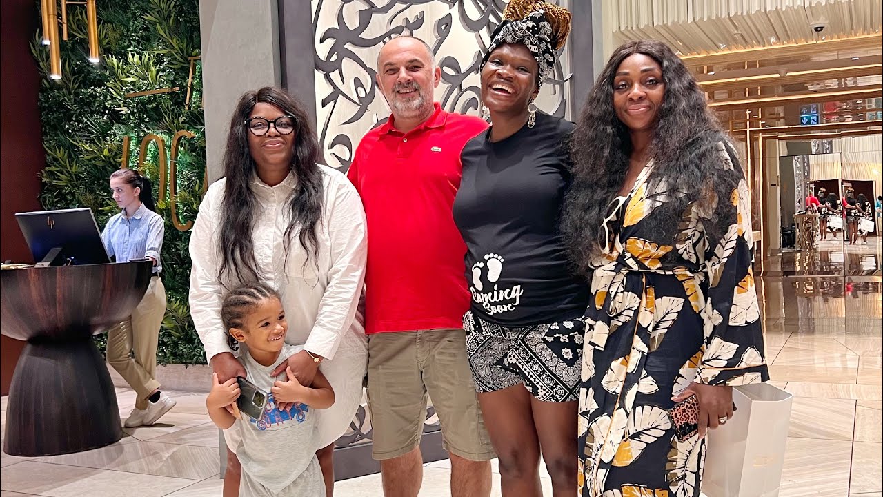 My family went to meet my follower who brought a huge gift for our ...