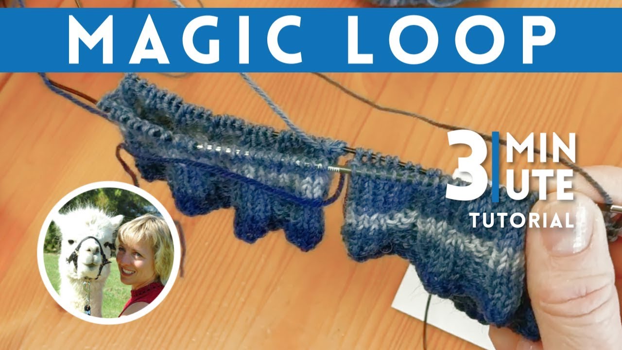How To Knit The Magic Loop for perfectly fitting socks - YouTube