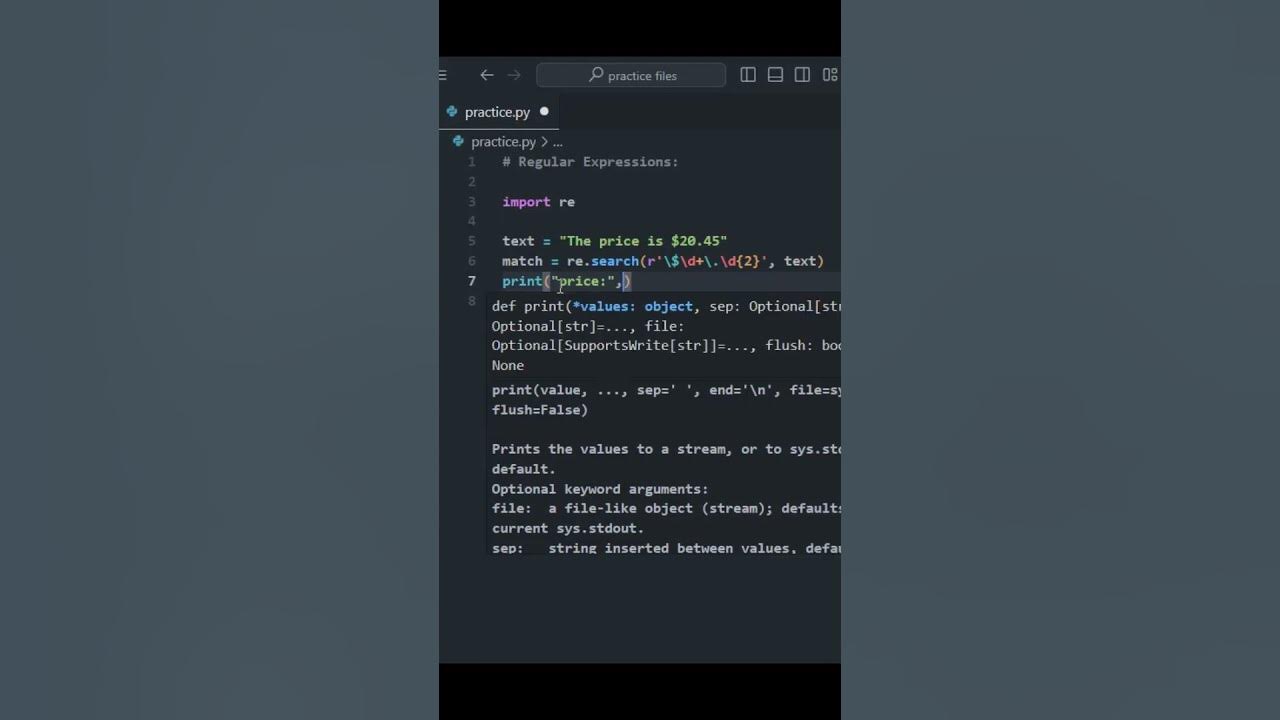 Regular Expression Pythoncodescodingshortvideopythoncodepythonforbeginners Youtube