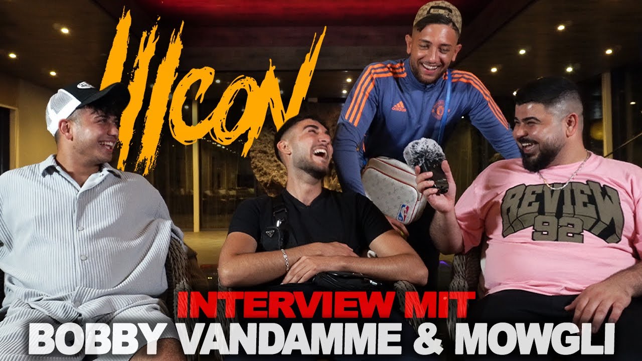 BOBBY VANDAMME & MOWGLI über LIEFERWAGEN ÜBERFALL! 😂 | Icon 4 Interview ...