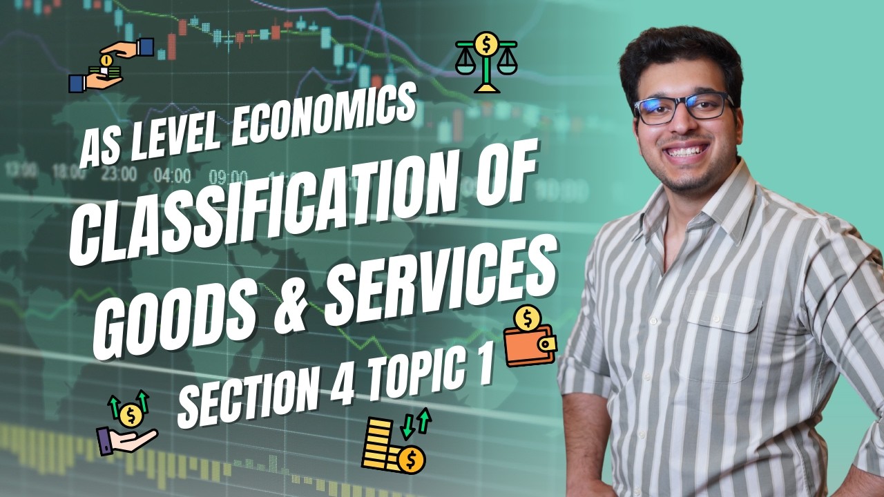 CLASSIFICATION OF GOODS & SERVICES | SECTION 4 TOPIC 1| AS LEVEL 9708 ...