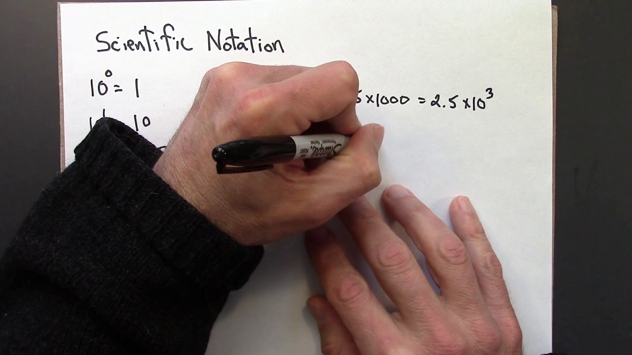 Relativity 02a 02. Review of Scientific Notation - YouTube