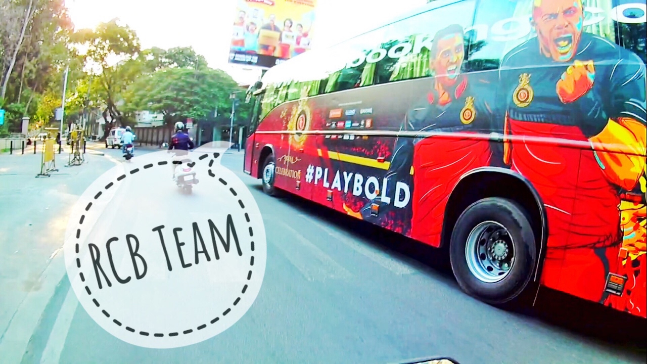 Riding With RCB Team | Bangalore - YouTube