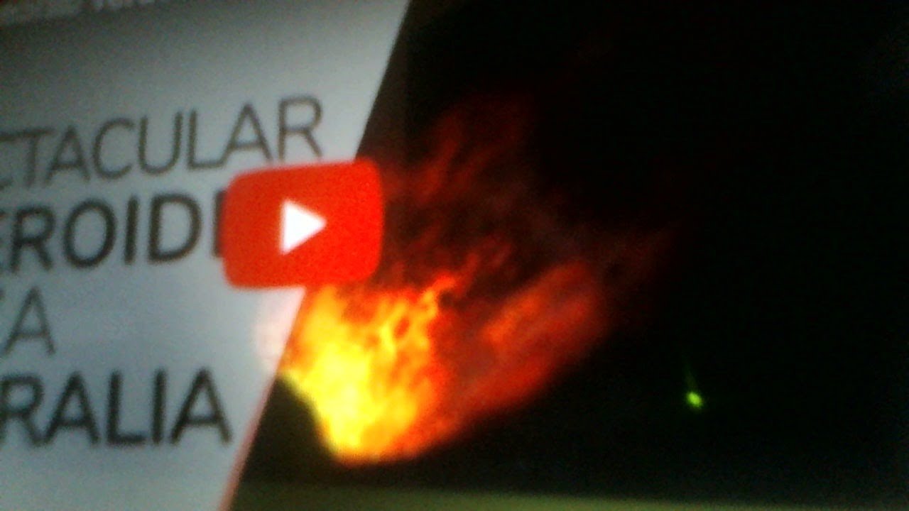 meteorito verde ilumina el cielo de australia - YouTube