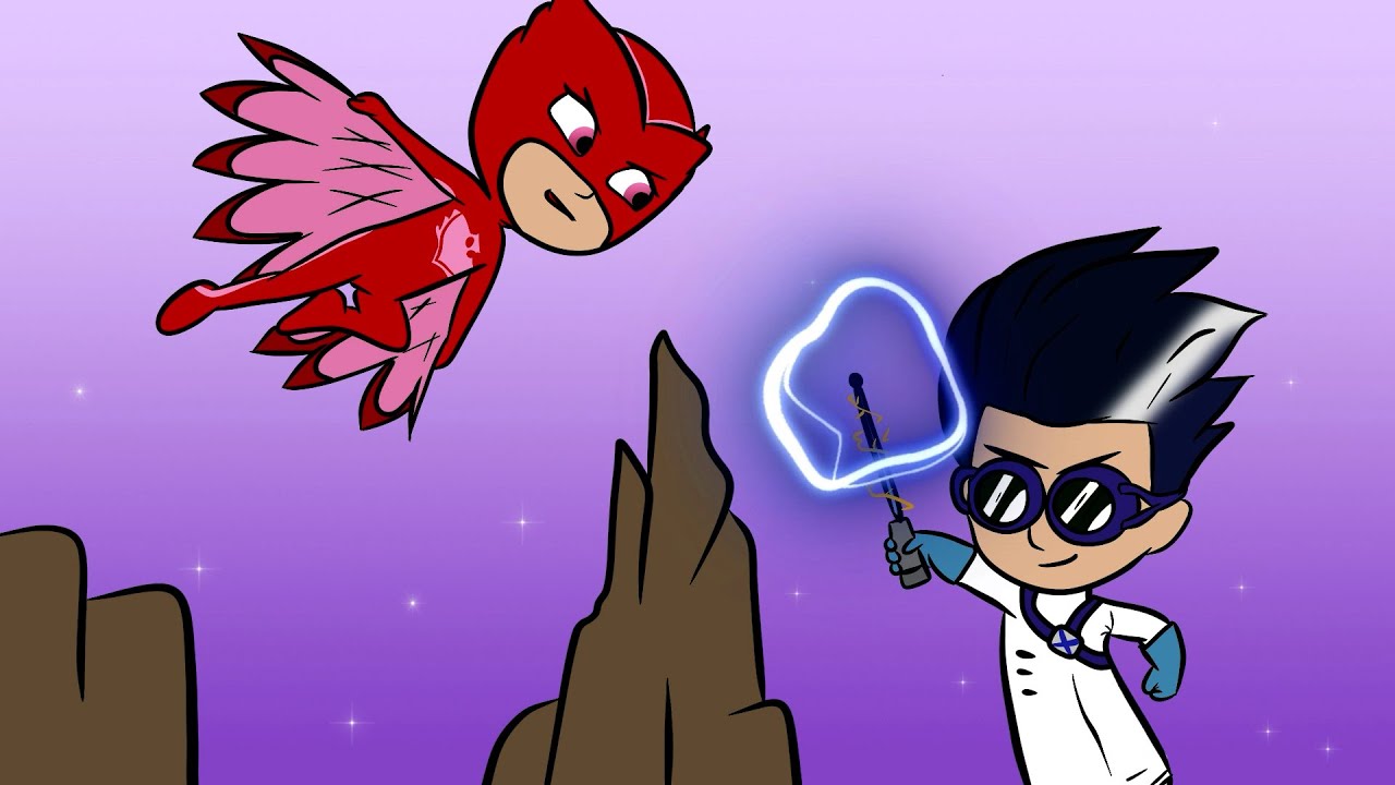 PJ Masks: Power Heroes S1E3 Owlette Attacked by ROMEO Sad Moment - YouTube