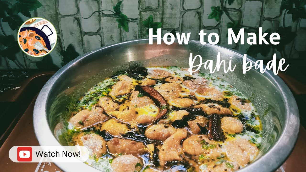 Hyderabadi Street Style Dahi Bade/Besan Ke Dahi Bade - YouTube