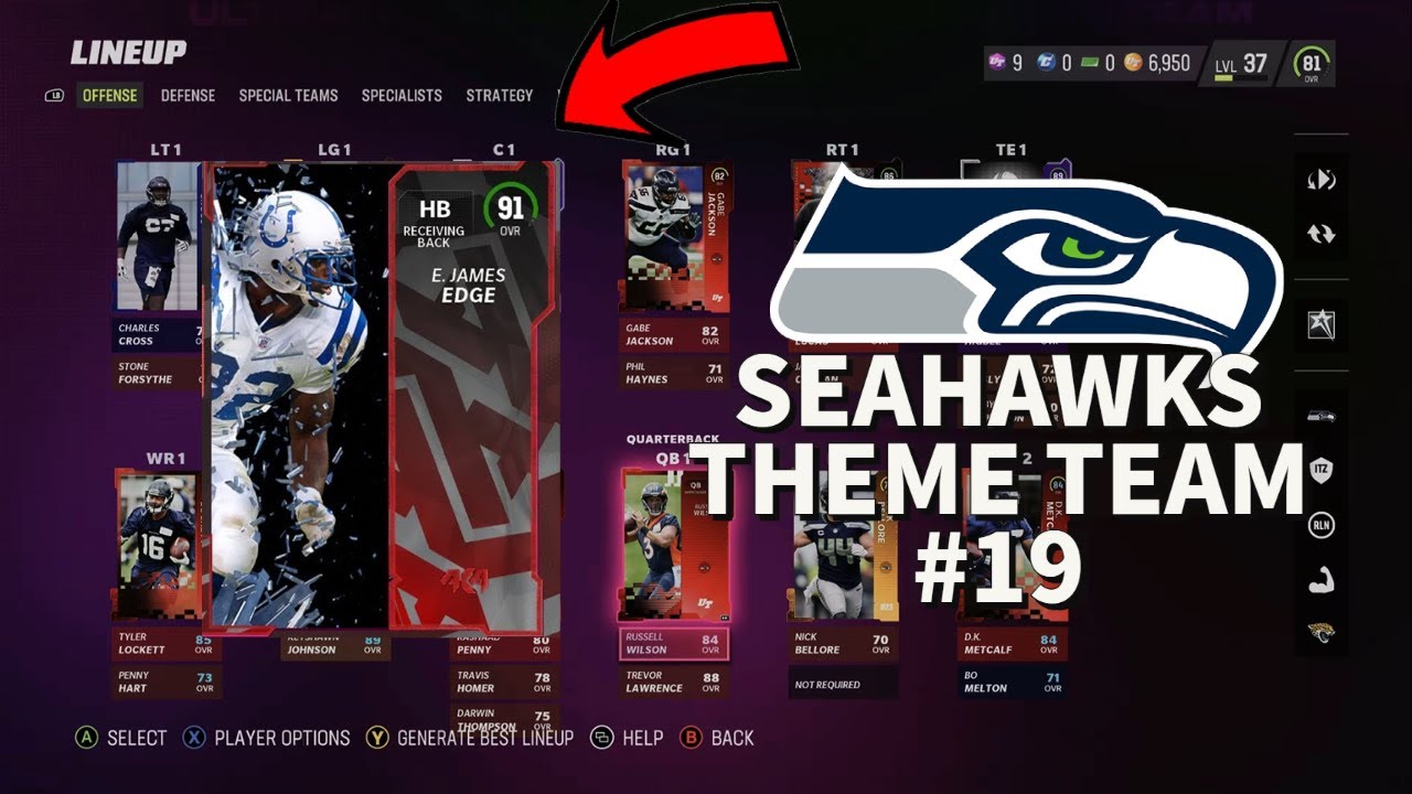 THE EDGE IS HERE! 50/50 SEAHAWKS THEME TEAM #19 - YouTube