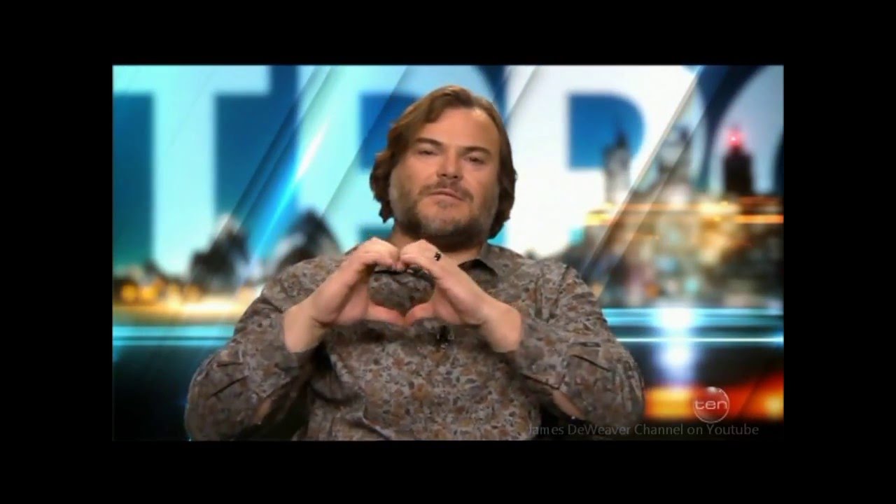 Jack Black "I'm Not Scared of Trump" Australian Tv Interview 14-3-2016 ...