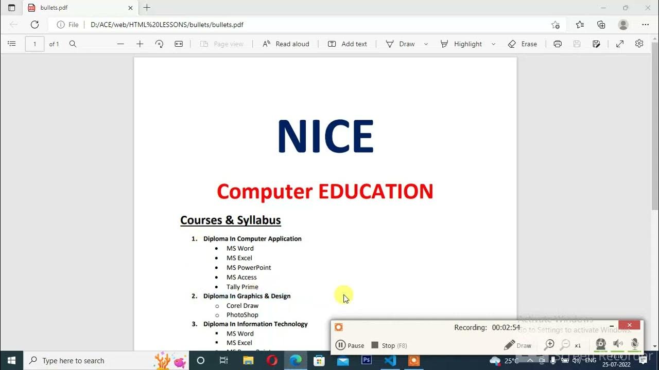Bullets in HTML . Unordered list and Ordered list - YouTube