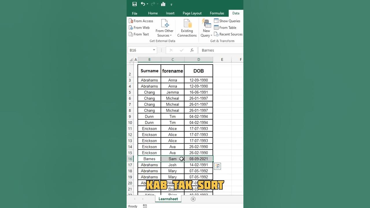 Shortcut key to Sort List in Excel 🤯 #excel - YouTube