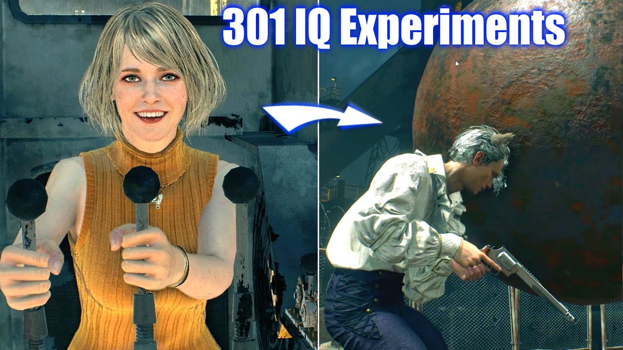 Big Brain Experiments in Resident Evil 4 Remake - YouTube