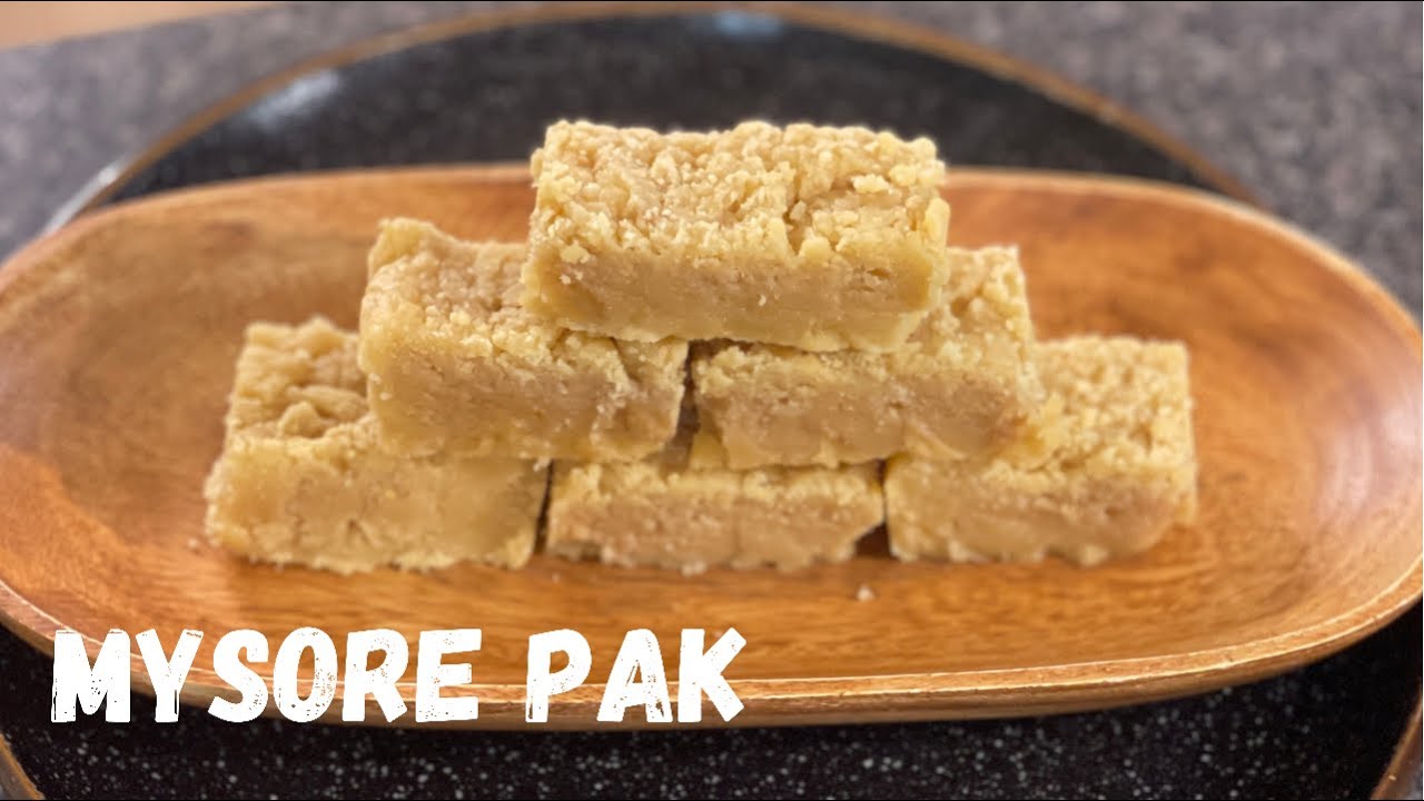 Mysore Pak | Karnataka Special Mysore Pak Recipe - YouTube