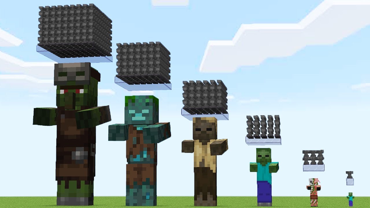 Zombies Vs Anvils - Minecraft Compilation - YouTube