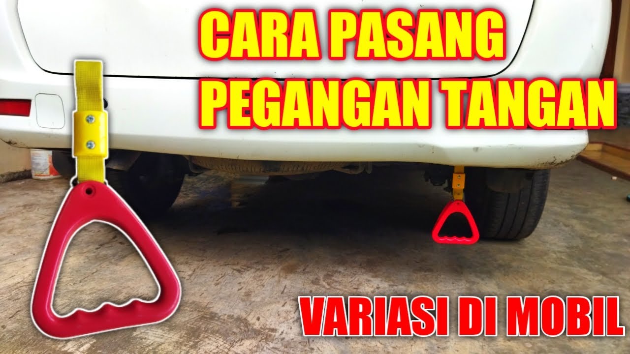 CARA PASANG PEGANGAN TALI BUSWAY DI KOLONG MOBIL PRIBADI - YouTube
