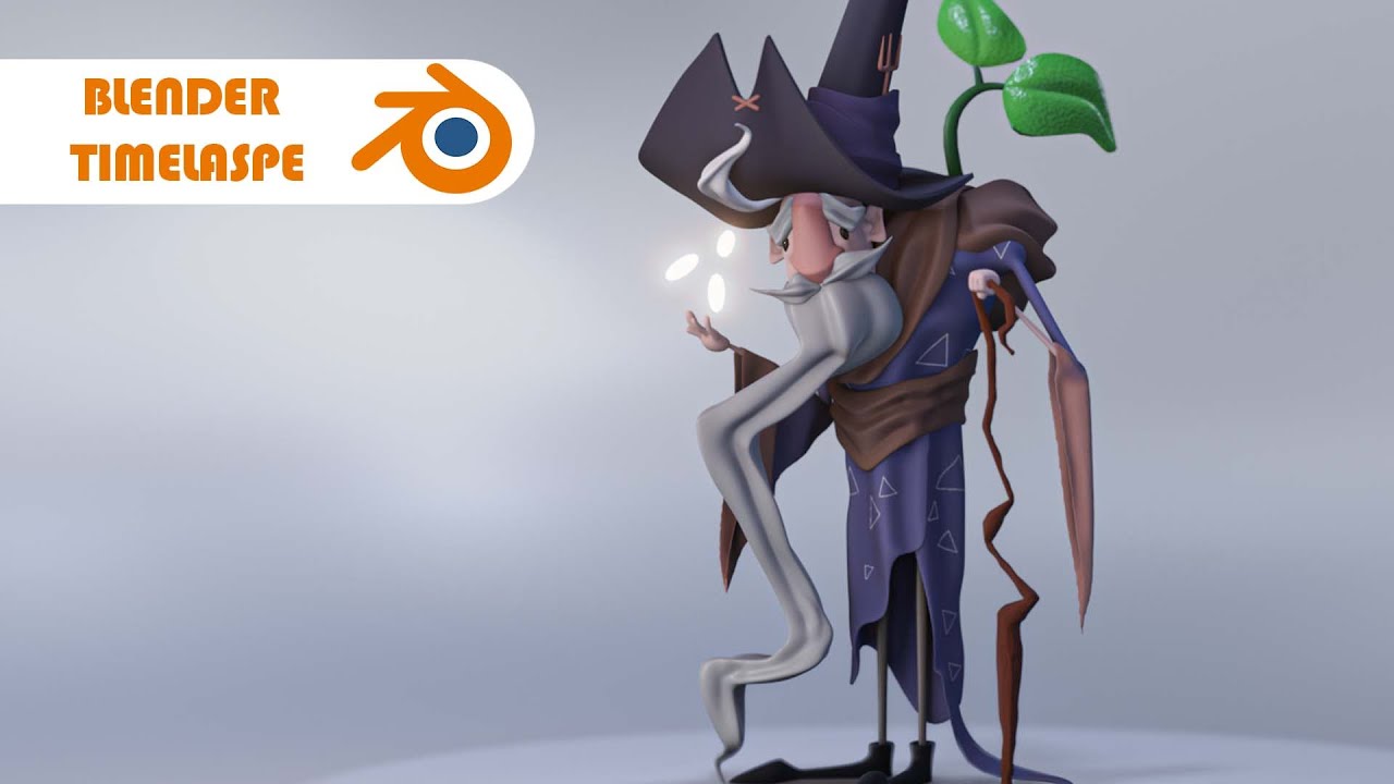 Wizard Blender Timelapse - YouTube