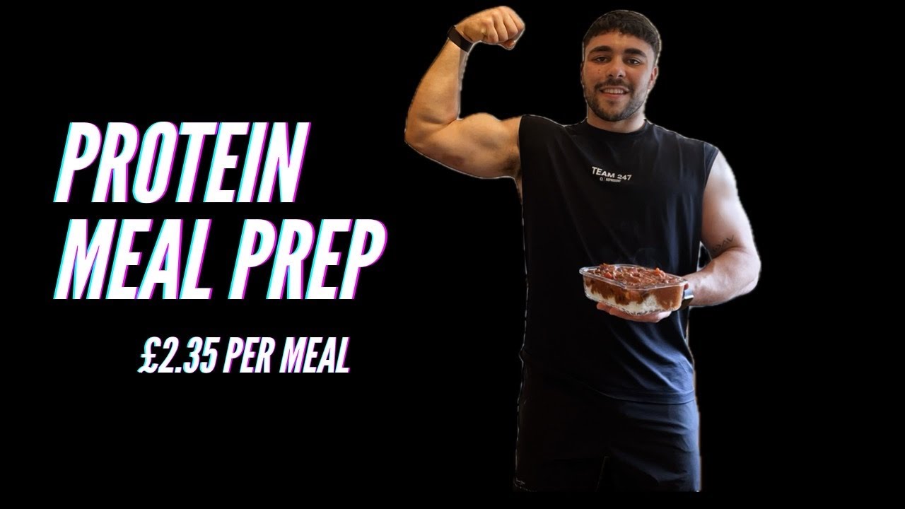 £2.35 PER MEAL?! Pro Rugby Player High Protein Meal Prep - YouTube