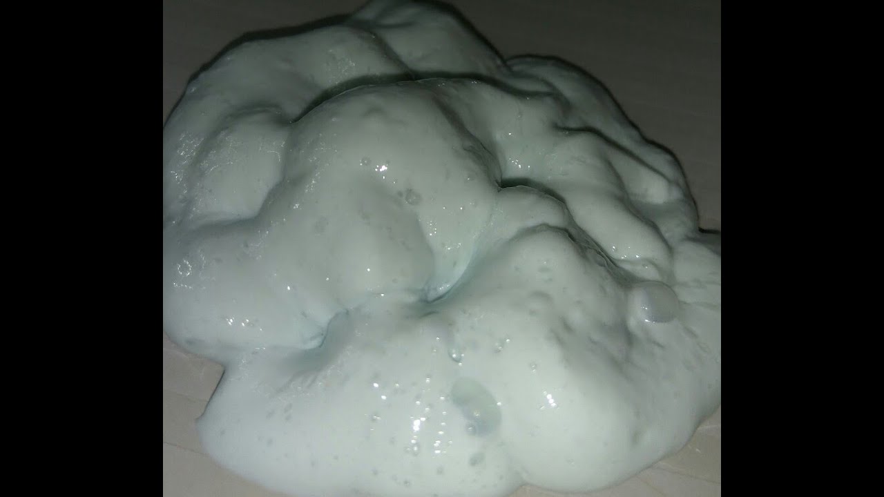 DIY CLOUDY SLIME - YouTube
