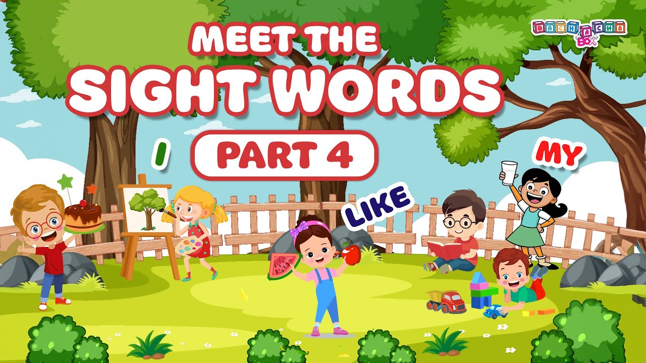 Sight Words Part 4 | Learn Like, I, My I ukg I lkg I class 1I Class 2 I ...