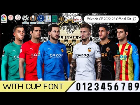PES2021 Valencia CF 2022/23 completed -Complete Kit - Complete Patch - YouTube