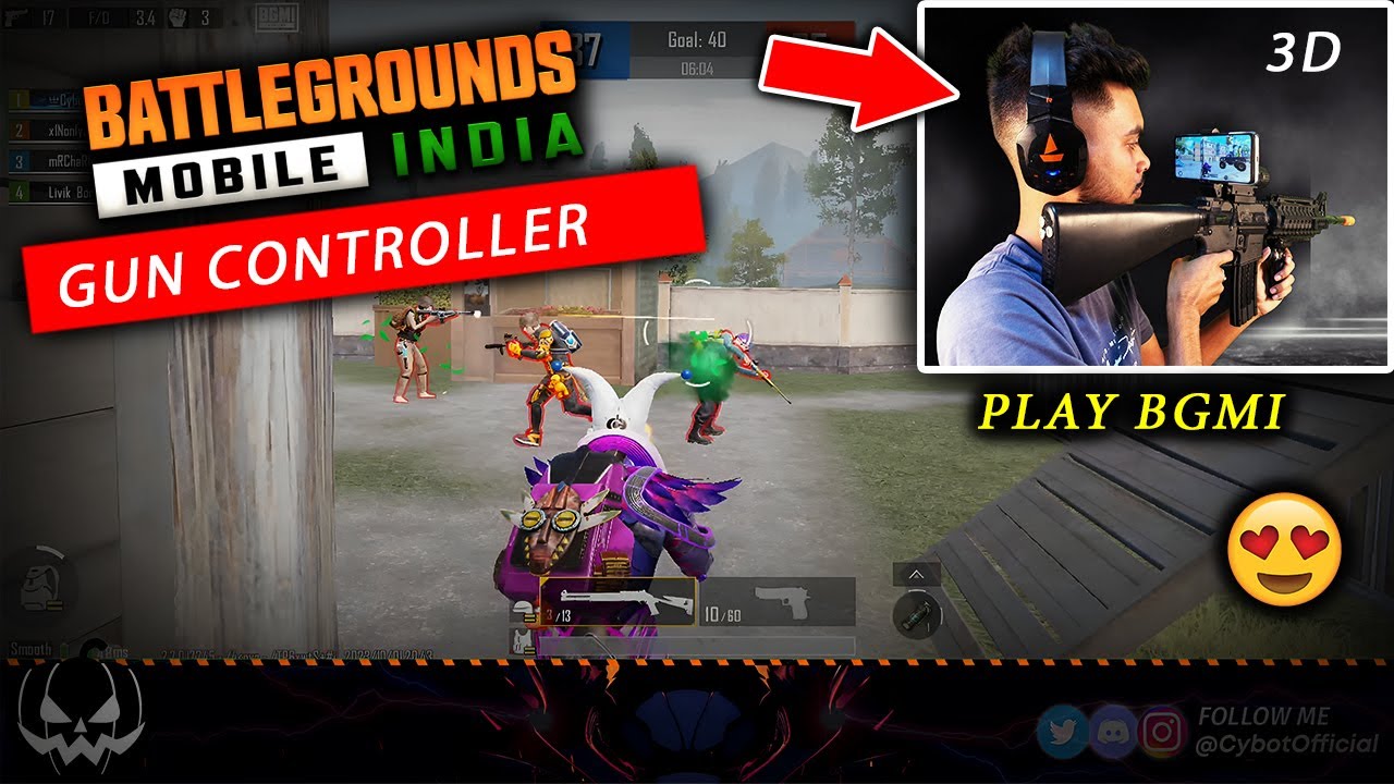 BGMI Gameplay With Evo °|| Mobile gun Controller ||° | Shotgun | - YouTube