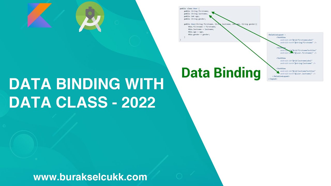 DATA BINDING WITH DATA CLASS - 2022 - YouTube