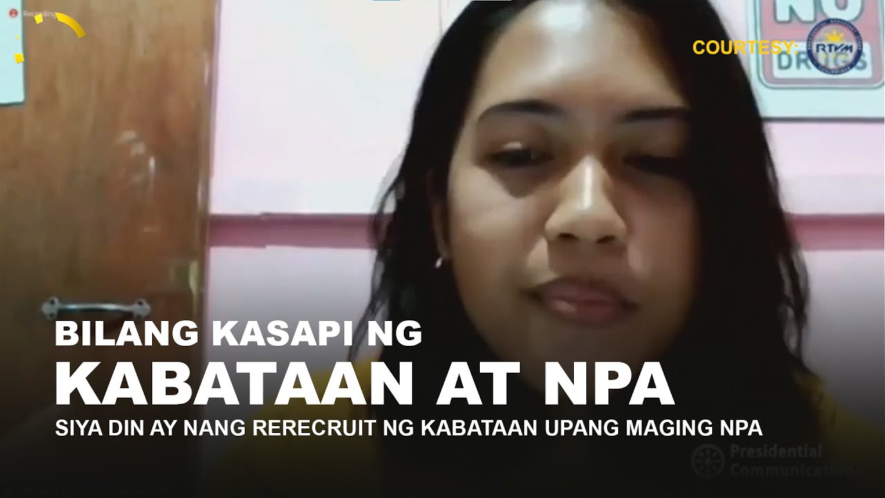 INAMIN NI JUSTINE KATE RACA, EX NPA NA SIYA MISMO AY NANG RERECRUIT DIN ...