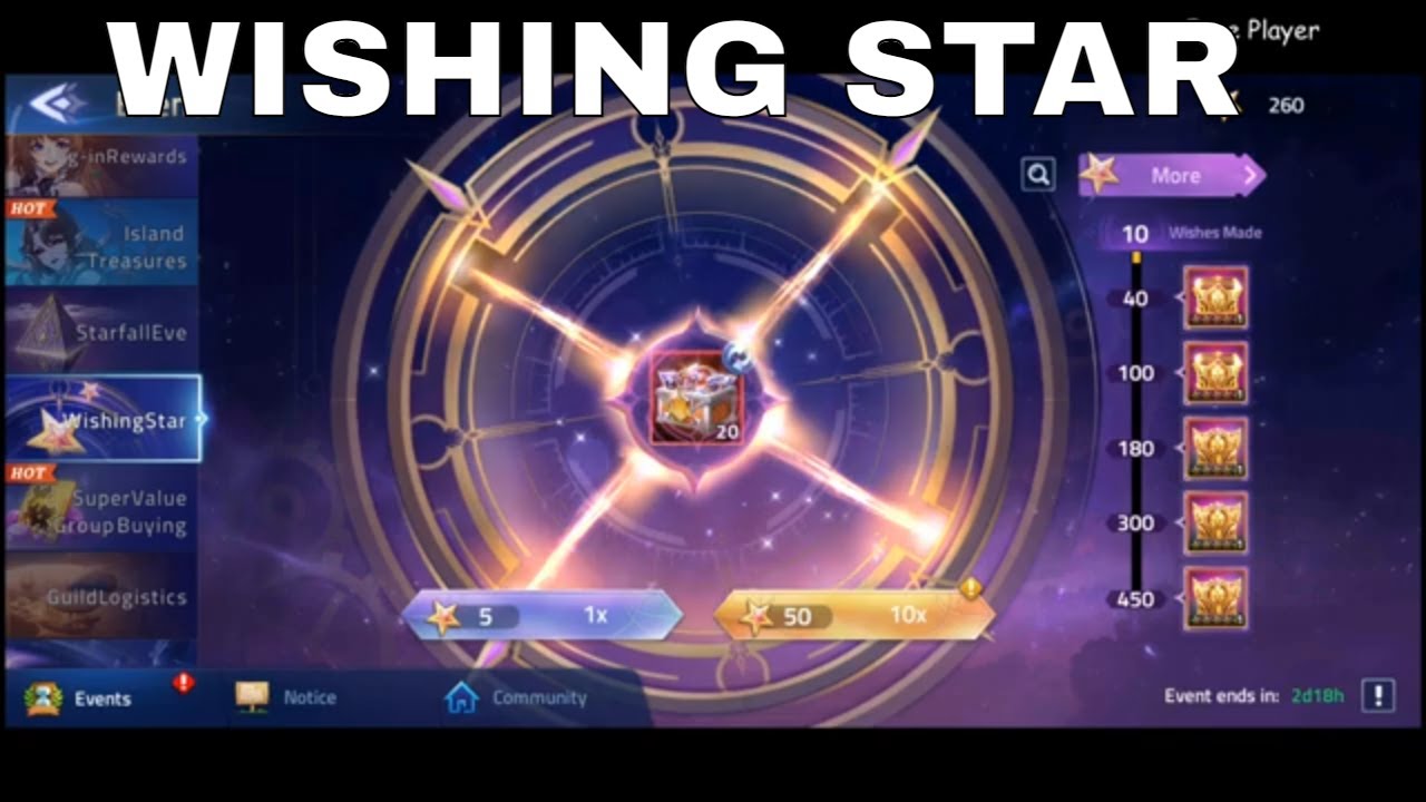 WISHING STAR Mobile Legends: Adventure - YouTube