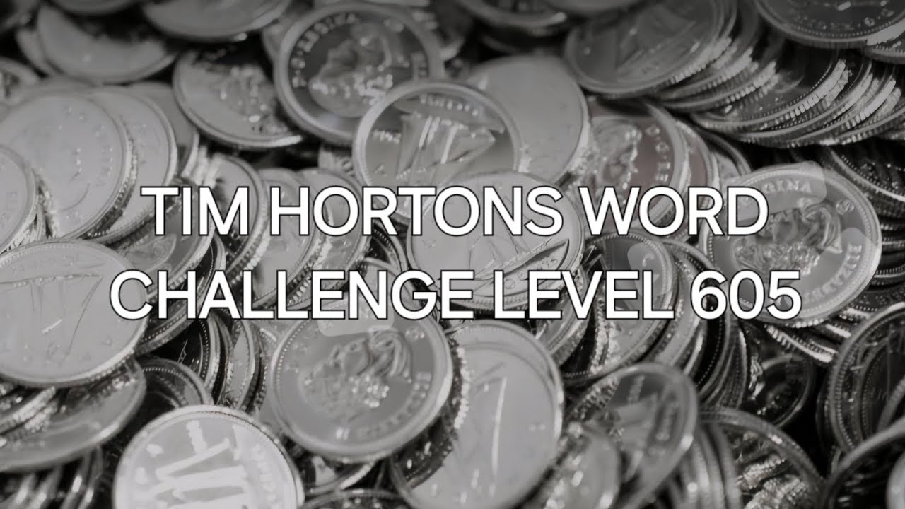 Tim Hortons Word Challenge Level 605 #timhortons #free #newvideo # ...