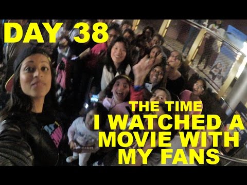 The Time I Watched a Movie With My Fans (Day 38) - YouTube