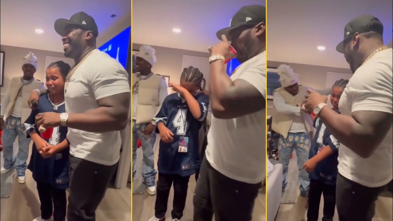 Little Kid Start Crying After Seeing 50 Cent And Dababy In Backstage ...
