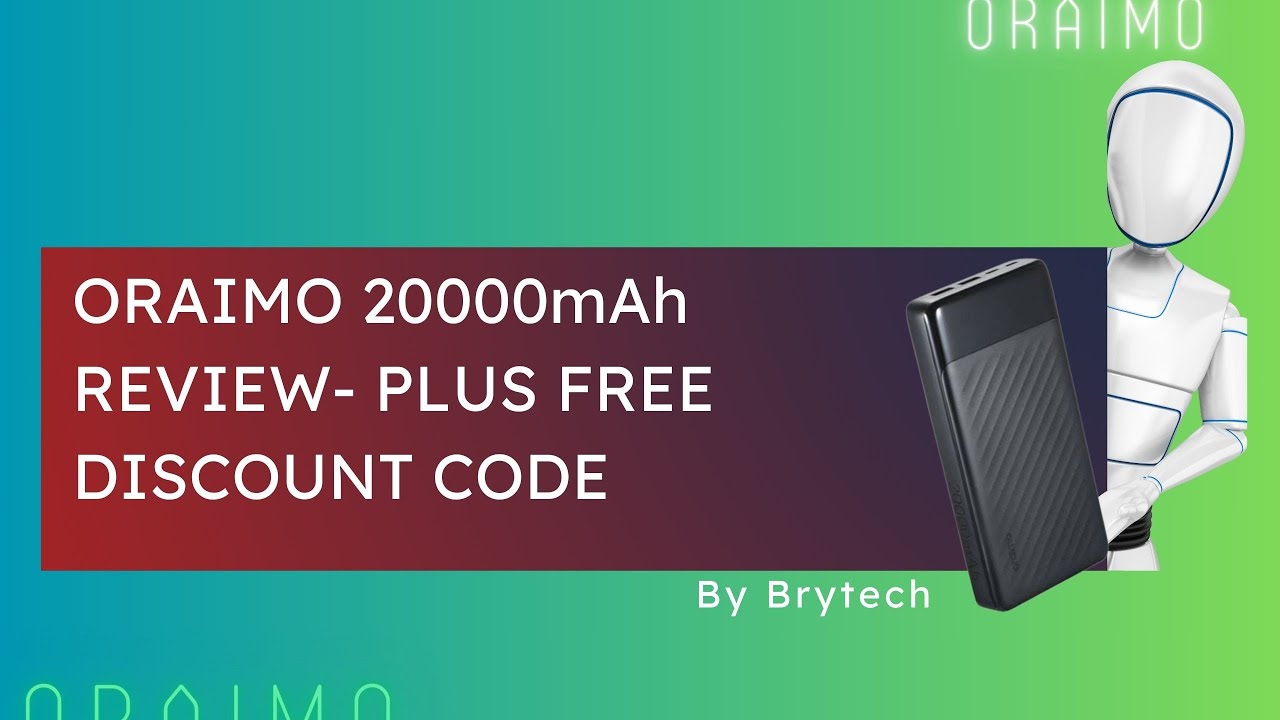Oraimo 20,000mAh Review-plus free discount code - YouTube