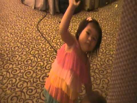 Fay dancing at sister's wedding - YouTube