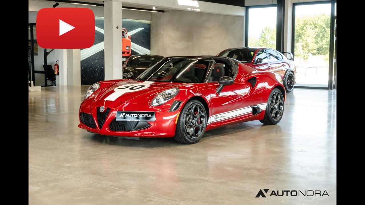 Alfo Romeo 4C Spider Edizione Corsa in Rosso Competizione one of only ...