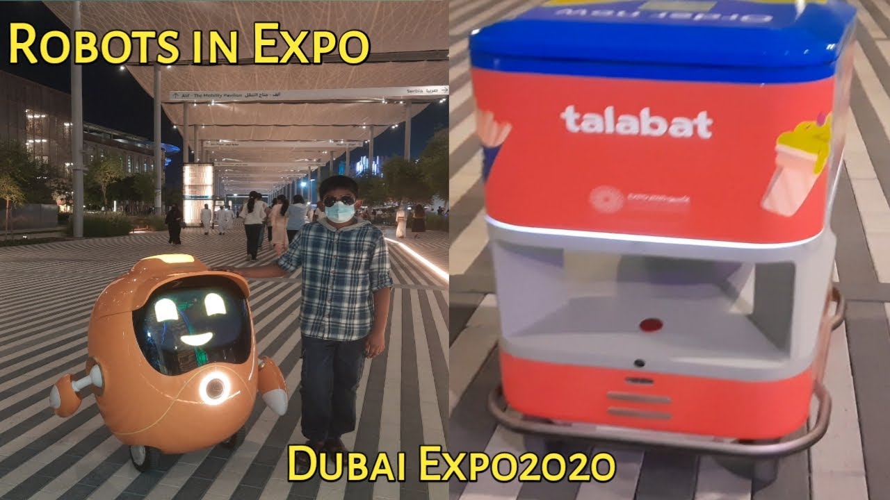 Robots| Robot Opti | Talabat Robot Food Delivery | Robot in Dubai Expo ...