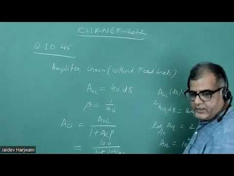 𝐐𝟒𝟓 | 𝐂𝐒𝐈𝐑-𝐍𝐄𝐓 𝟐𝟎𝟐𝟐 |𝟏𝟔𝐭𝐡 𝐒𝐞𝐩𝐭𝐞𝐦𝐛𝐞𝐫 | 𝐄𝐥𝐞𝐜𝐭𝐫𝐨𝐧𝐢𝐜𝐬 | 𝐎𝐏𝐀𝐌 | 𝐃𝐫. 𝐉𝐚𝐢𝐝𝐞𝐯 𝐇𝐚𝐫𝐣𝐰𝐚𝐧𝐢 - YouTube