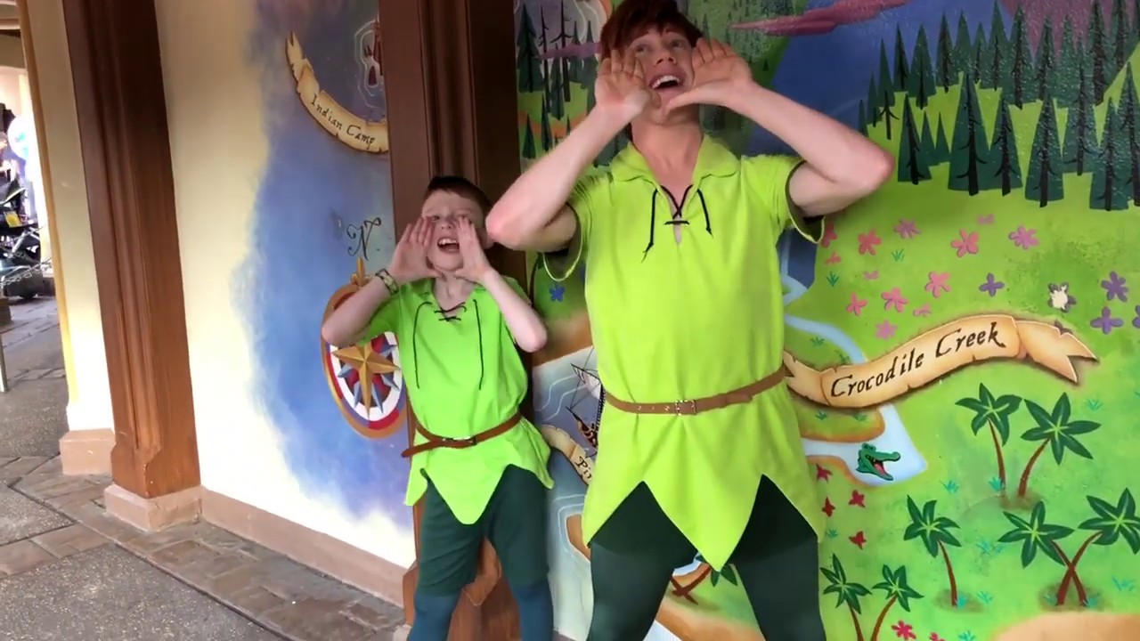 Peter Pan chases his little shadow at the Never Land Map, plus many ...