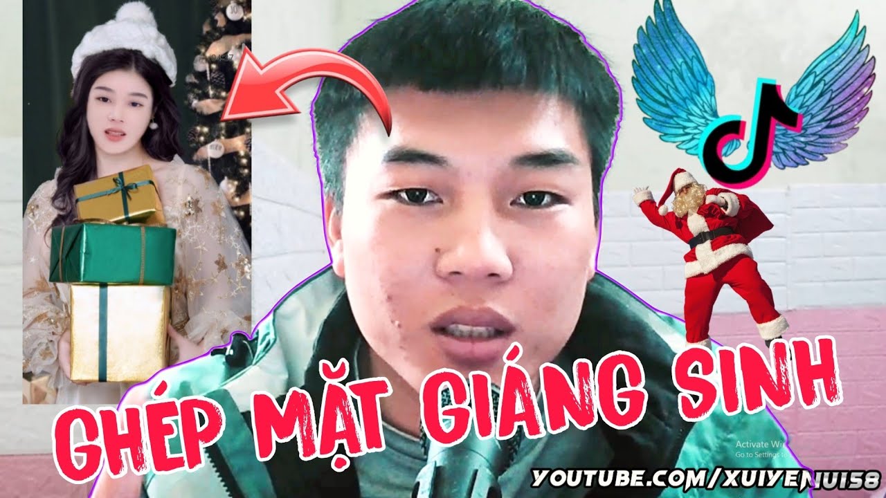 CÁch GhÉp MẶt Ảnh GiÁng Sinh CỰc ĐẸp TrÊn Tiktok Xuyên Ưi Youtube