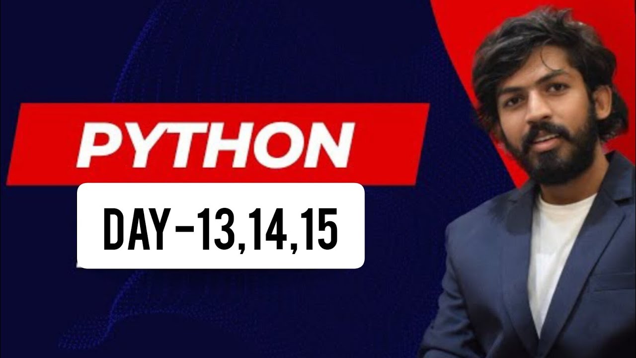 Day 131415 Python Nihar Dodagatta Niihaaarrrr Youtube