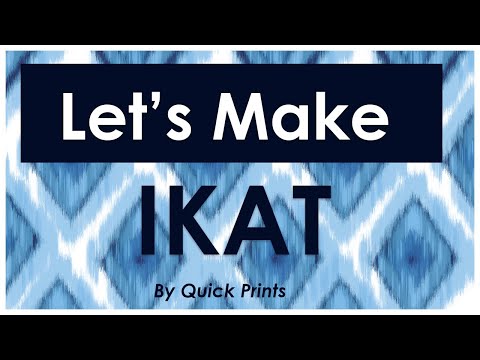 Create Ikat in Photoshop #textile #PrintDesign